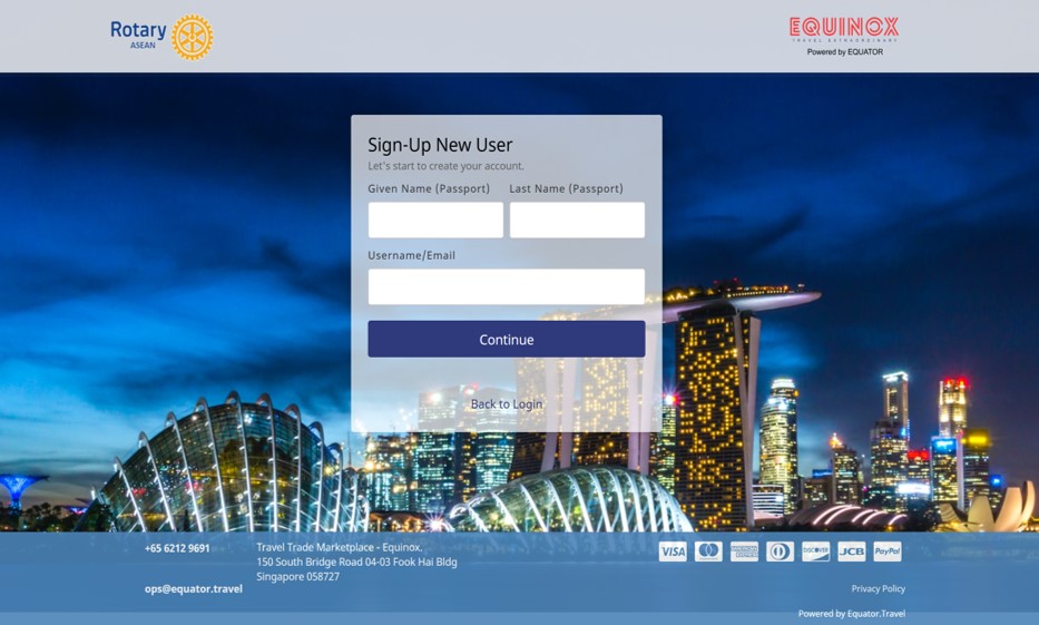 Rotary ASEAN Private Travel Portal